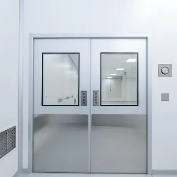 Cleanroom Doors Single Double Swinging Hygienic